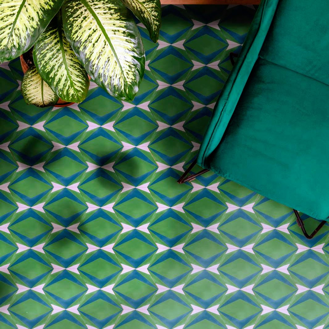 Babylon Sarah Moroccan Hexagon Tiles 18.7cm X 21.6cm — Artisan Ceramica