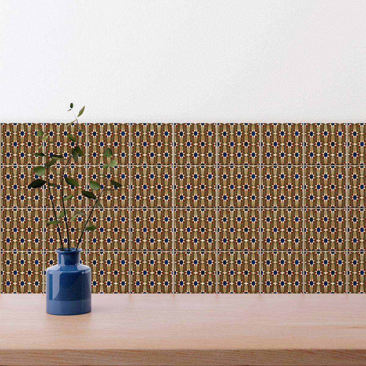 Murrakus J Mini Baldosa de Porcelana Marroquí para Piso de Pared 15 cm ...