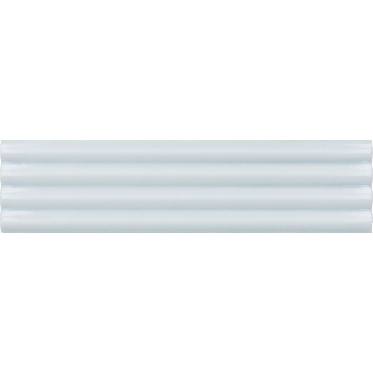Gallery 3D Ribbed DECOR Tile Baby Blue Gloss 5cm x 20cm — Artisan Ceramica