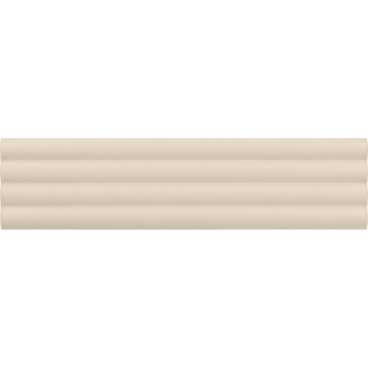 Gallery 3D Ribbed DECOR Tile Beige Matt 5cm x 20cm — Artisan Ceramica
