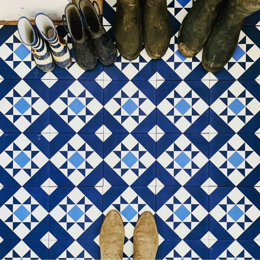 victorian patterned tiles